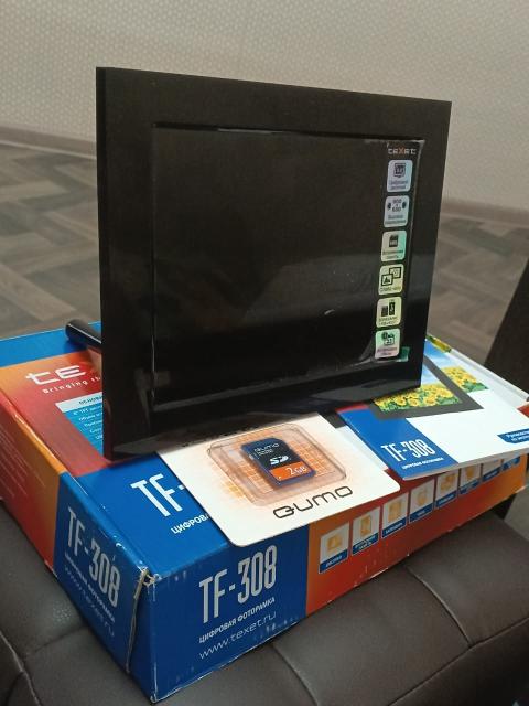 Фоторамка цифровая новая texet TF-308